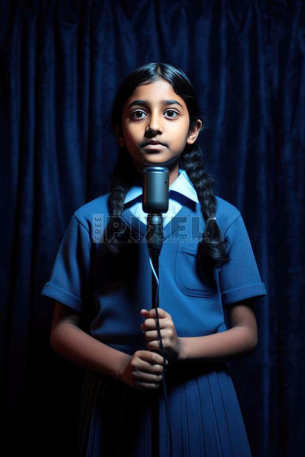 Free Photos - The Little Girl With A Big Voice | FreePixel.com