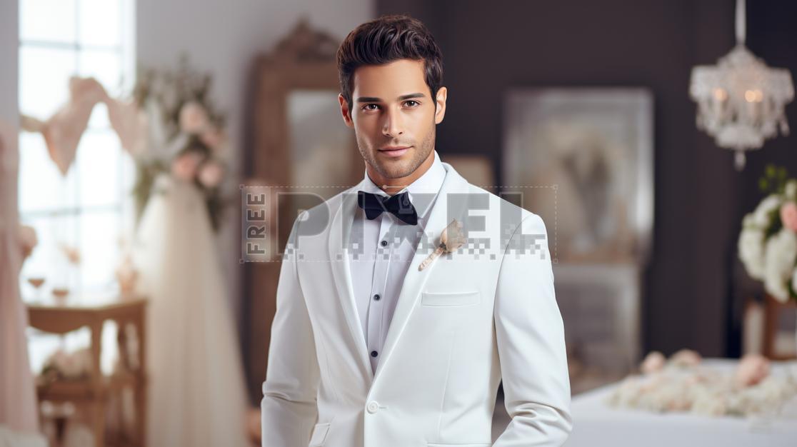 Free Photos - Handsome Young Man In A Tuxedo Posing In A Photo Shoot ...