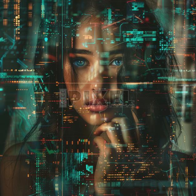 Free Photos - The Girl In The Matrix | FreePixel.com
