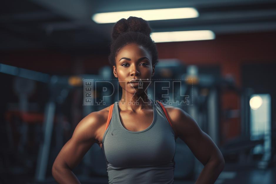 Free Photos - Female Bodybuilder In The Gym | FreePixel.com