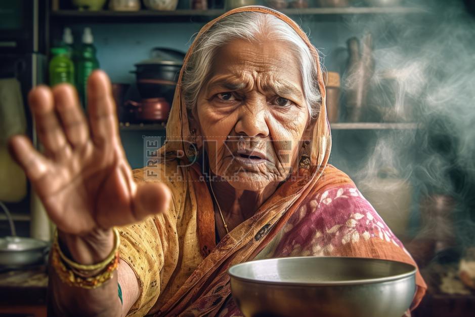 Free Photos - An Old Indian Woman Performing A Religious Ritual ...