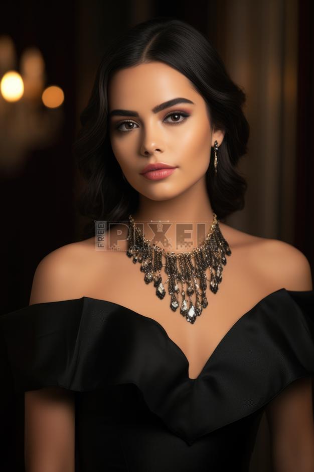 Free Photos - Elegant Woman With A Necklace | FreePixel.com