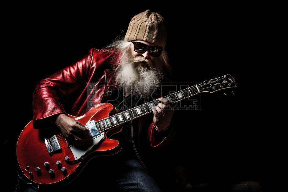 Free Photos - Red-haired Guitarist In A Red Jacket Playing An Electric ...