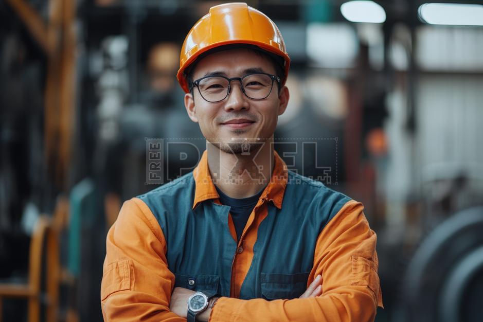 Free Photos - Asian Male Construction Worker Posing For Photo ...