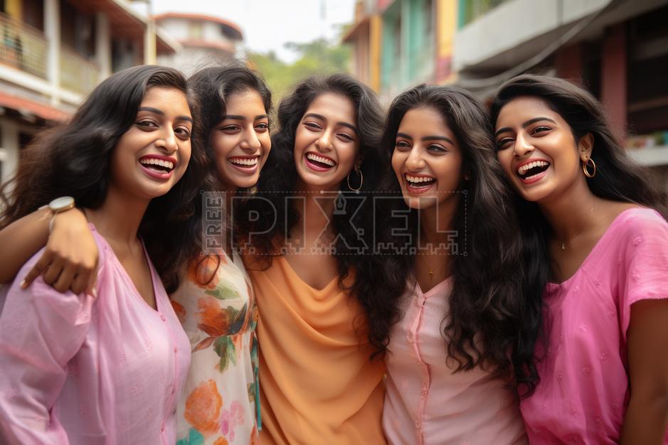 Free Photos - Beautiful Young Indian Women Standing Side By Side In ...