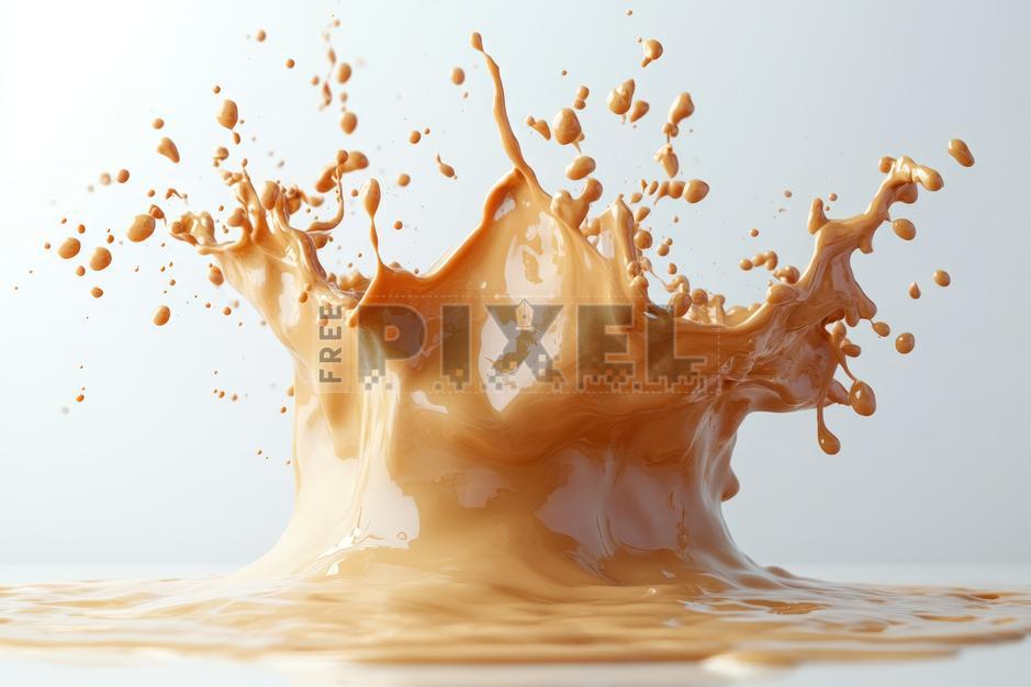 Coffee Splatter Background