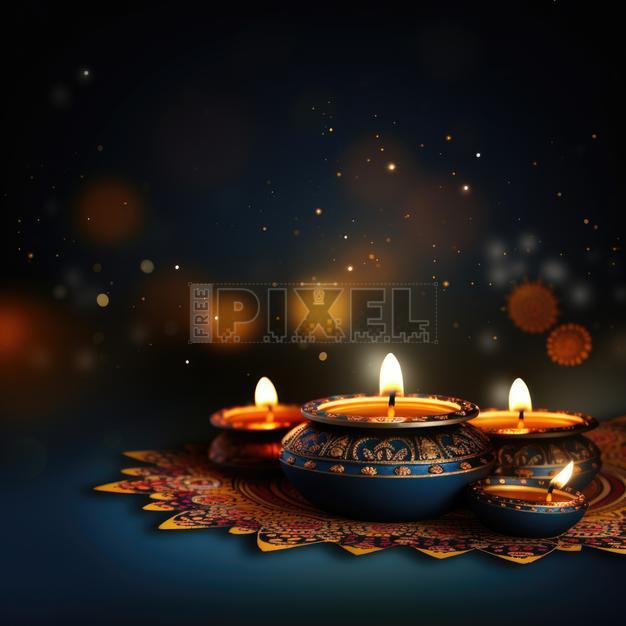 Free Photos - Happy Diwali - Festival Of Lights Traditional Decoration ...
