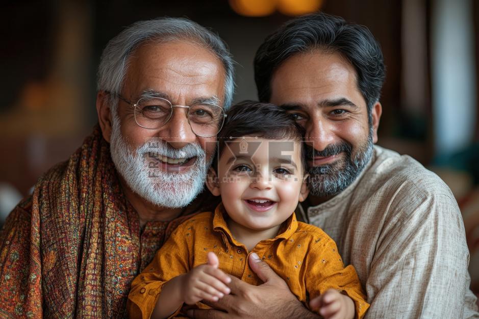 Free Photos - Three Generations Of Men, Grandfather With Father And ...