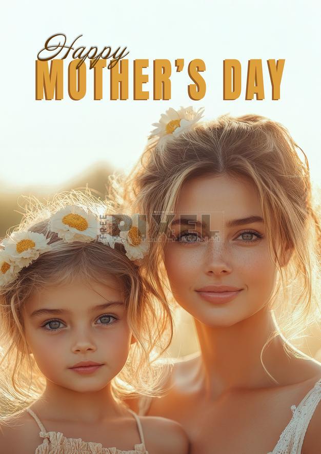 Free Photos - Happy Mother's Day Post With Blonde Mother And Daughter ...