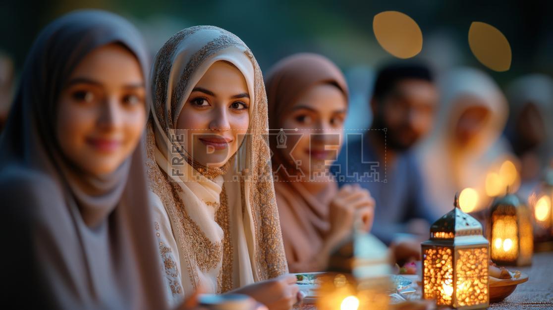 Free Photos - Muslim Women Celebrating Iftar Party At Ramadan Month ...