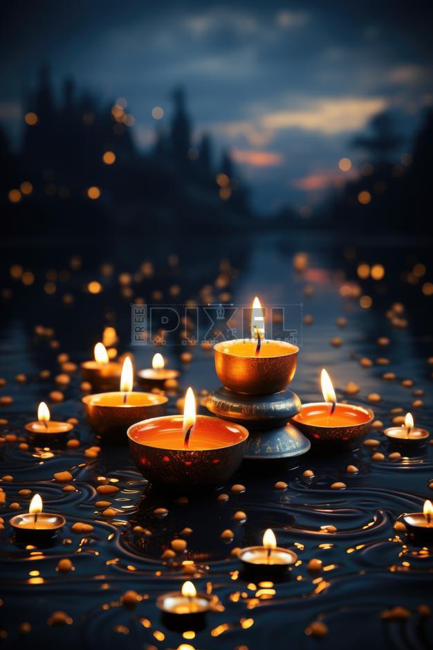 Free Photos - Indian Festival Of Light Celebration, Diwali Night Photo ...