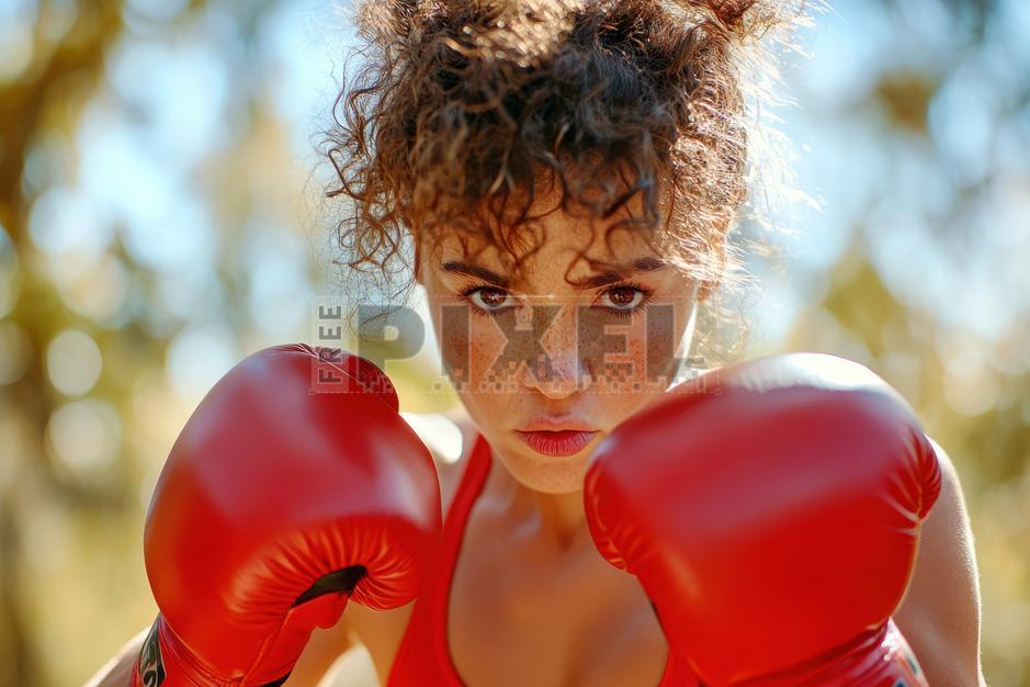 Free Photos - Australian Female Boxer In Action Pose Photo, Showcasing ...