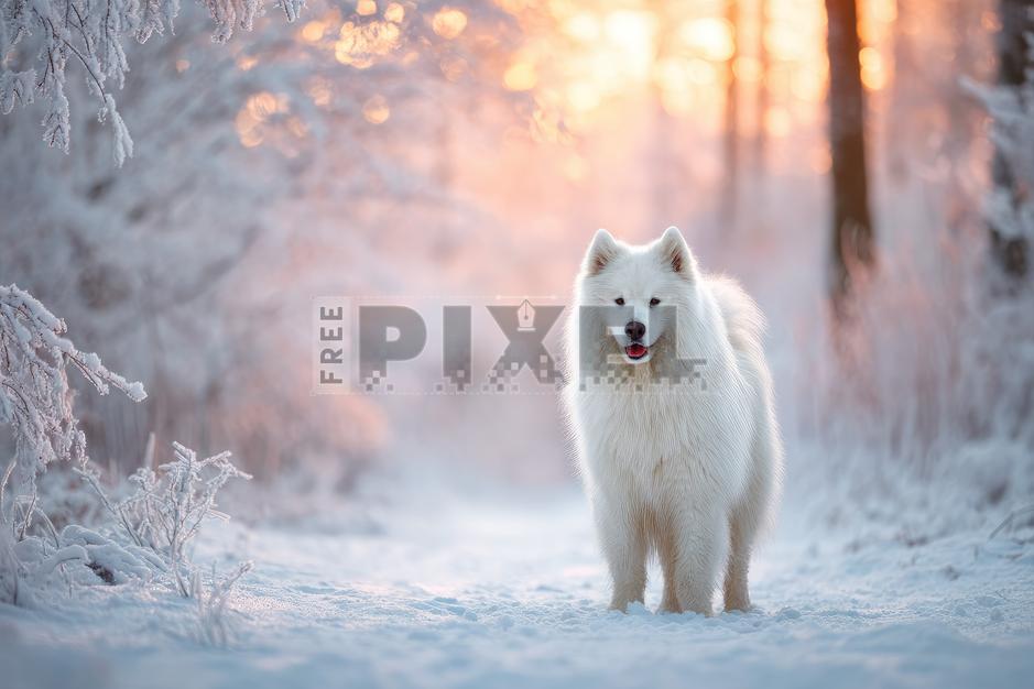 Samoyed Wallpaper Hd