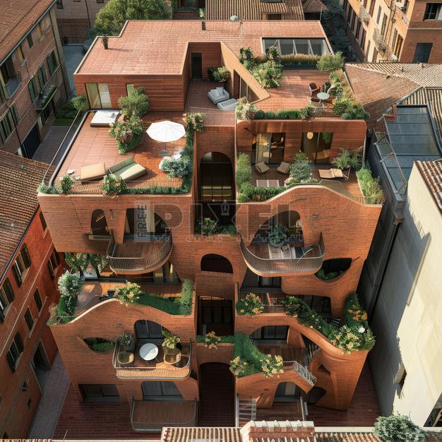 Free Photos - Unique Building Design With Greenery | FreePixel.com