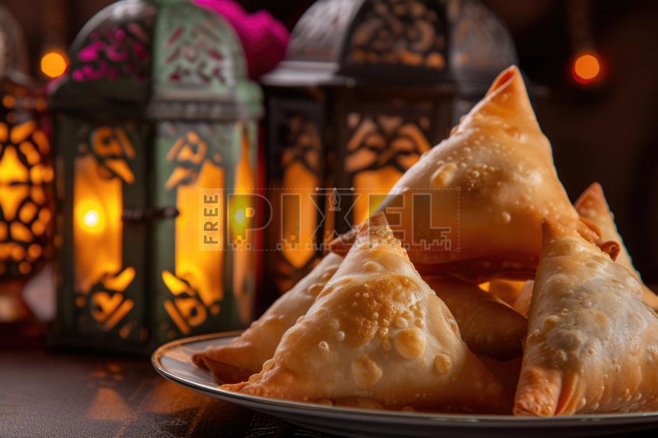 Free Photos - Mouth-watering Indian Snack As Rissole (samosa) In Plate ...