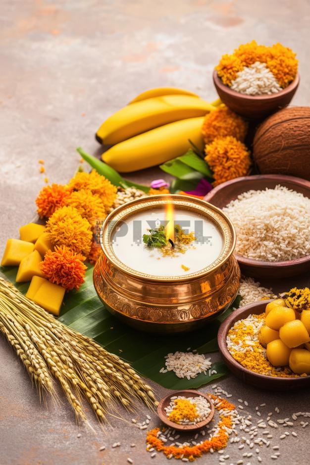 Free Photos - Pongal Celebration With South Indian Food, Flower And ...