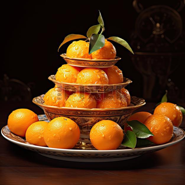 Free Photos - A Rich Collection Of Oranges Stacked High On Plates ...