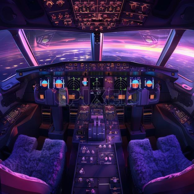 Free Photos - Cockpit Of A Commercial Airplane | FreePixel.com