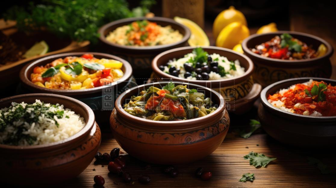 Free Photos - A Variety Of Colorful And Healthy Foods In Bowls ...