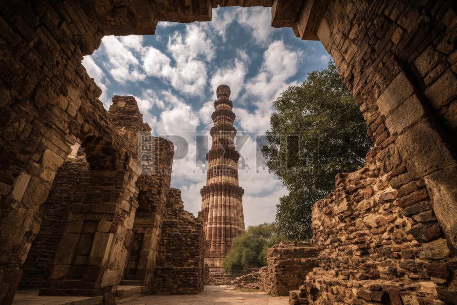 Free Photos - Qutub Minar Monument In Delhi, India | FreePixel.com
