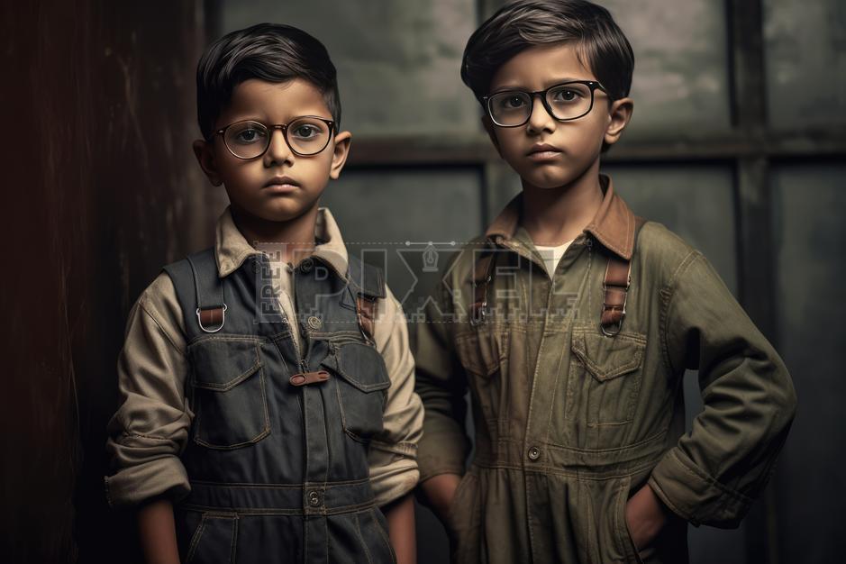 Free Photos - Framed Photo Of Two Young Boys Wearing Glasses And Work ...