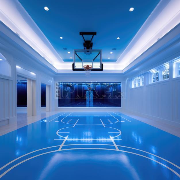 Fancy Indoor Basketball Court A Florida House For Athletes—With A