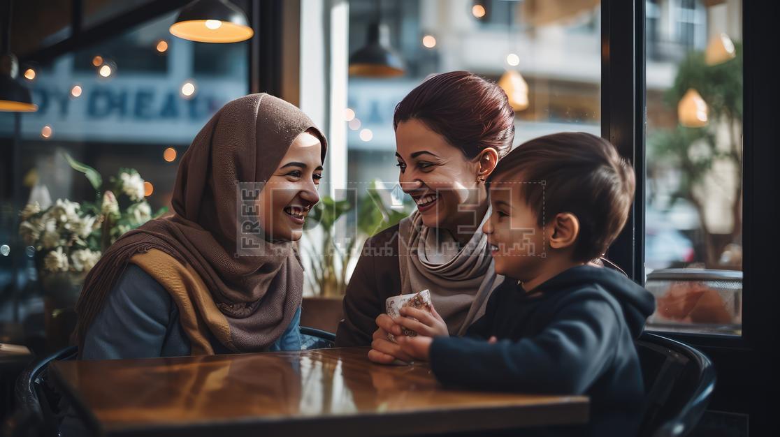 Free Photos - Three Smiling Women Enjoying Time Together At A Dining ...