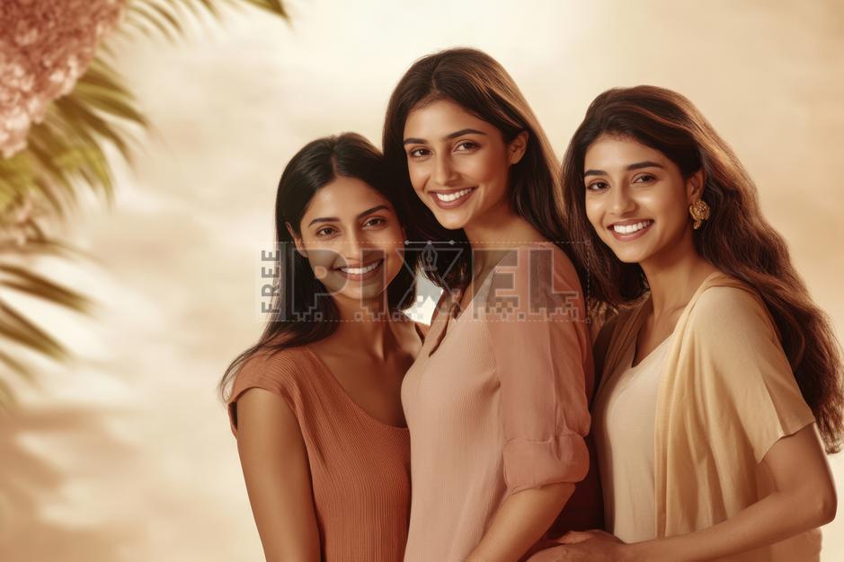 Free Photos - Three Women Standing Together | FreePixel.com