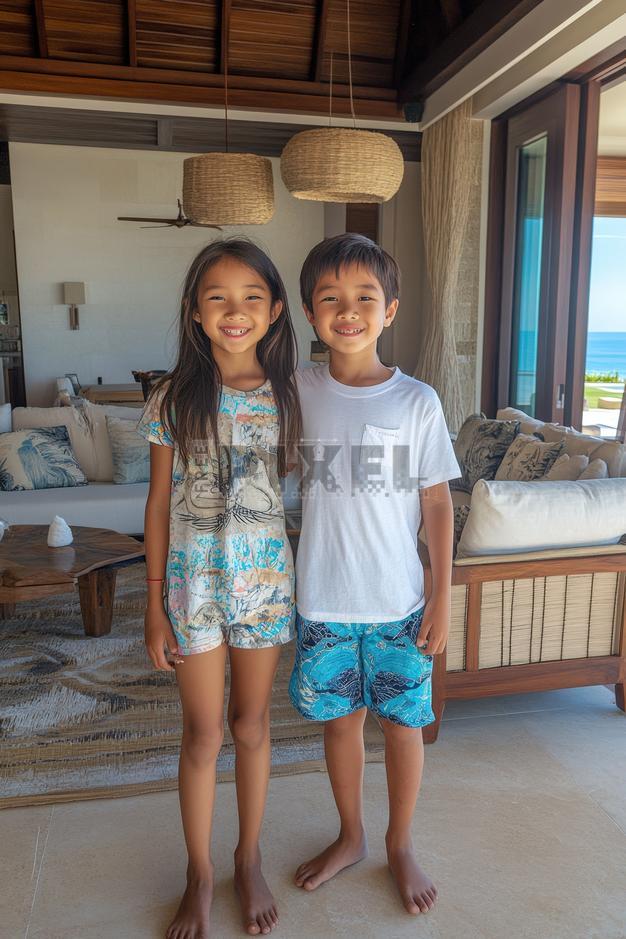 Free Photos - Asian Brother And Sister Standing Together In A Living ...