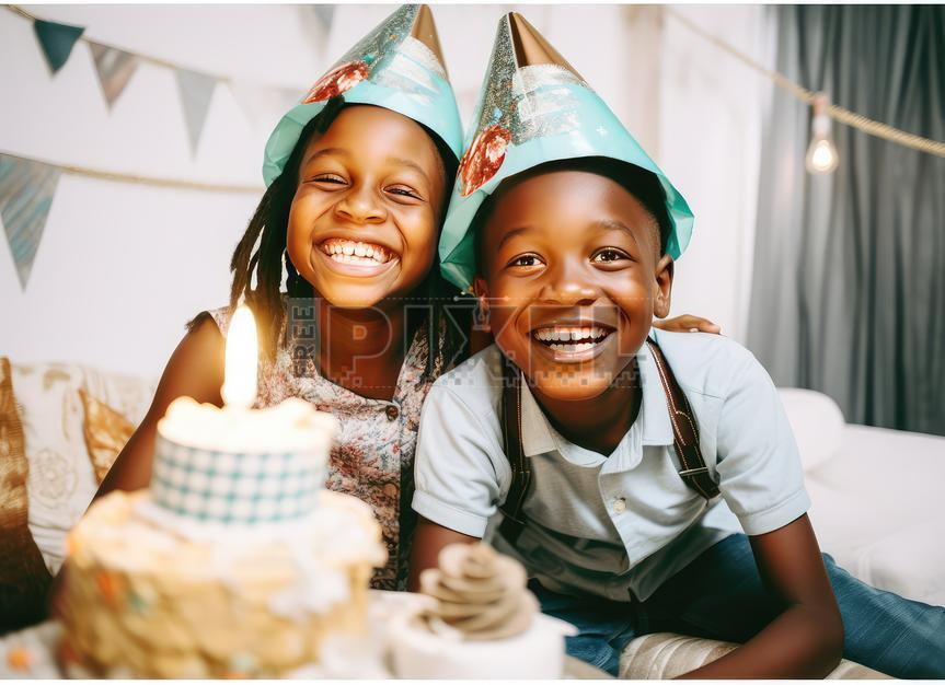 Free Photos - Happy Children Together At A Birthday Party | FreePixel.com