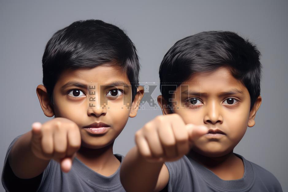 Free Photos - Two Young Boys Showing Their Pride | FreePixel.com