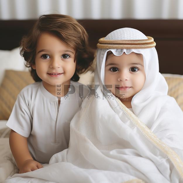 Free Photos - Two Young Boys Dressed In Traditional Arabic Clothing ...