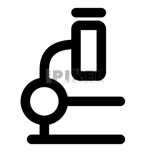 Free Svg - Microscope Icon | FreePixel.com