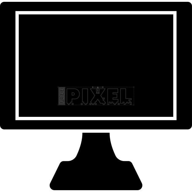 Free Svg - Illustration Of Desktop Icon Or Symbol. | FreePixel.com