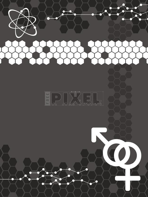 Free Vectors - Atomic Structure, Male Female Symbol | FreePixel.com
