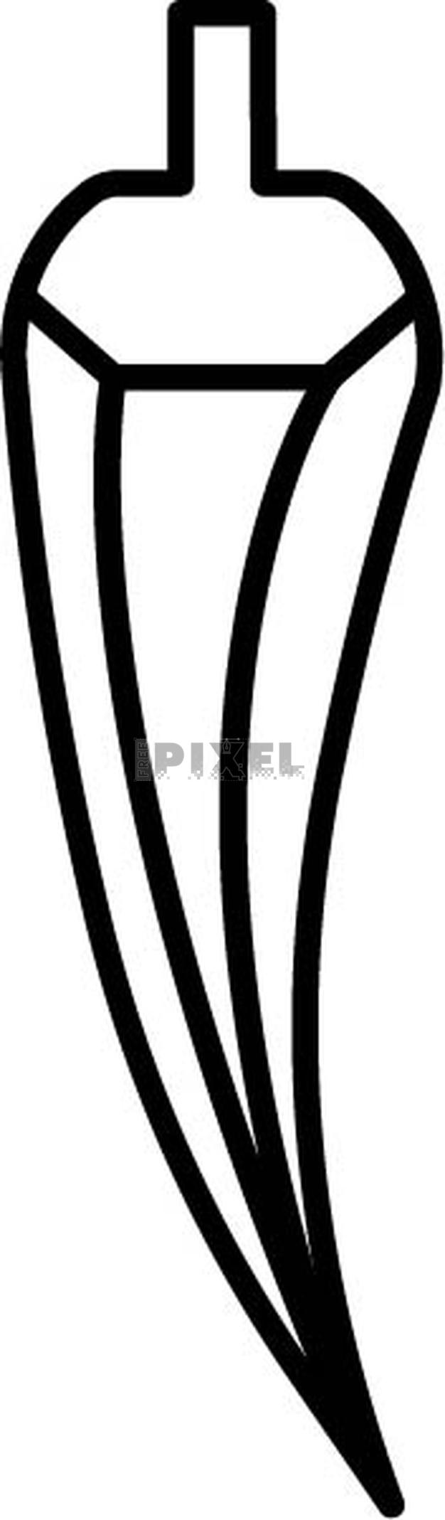 Lady Finger Clipart Black And White Gumbo, Ladies Finger, Ochro, Okra,