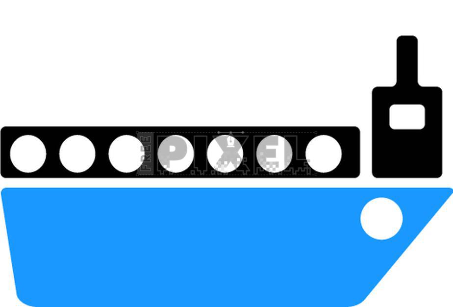 Free Vectors - Flat Illustration Of A Boat, Vector Sign Or Symbol ...