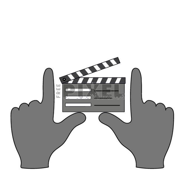 Free Vectors - Flat Style Illustration Of Framing Hands With Clapboard ...