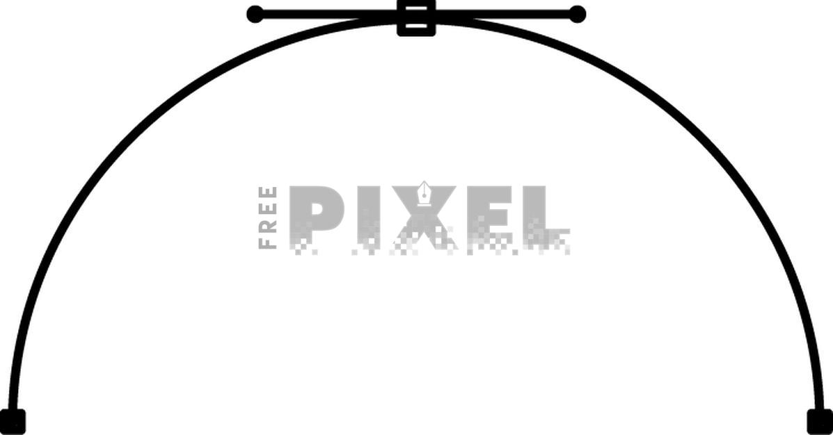 Free Vectors - Illustration Of Bezier Curve. Vector Graphic Sign Or ...