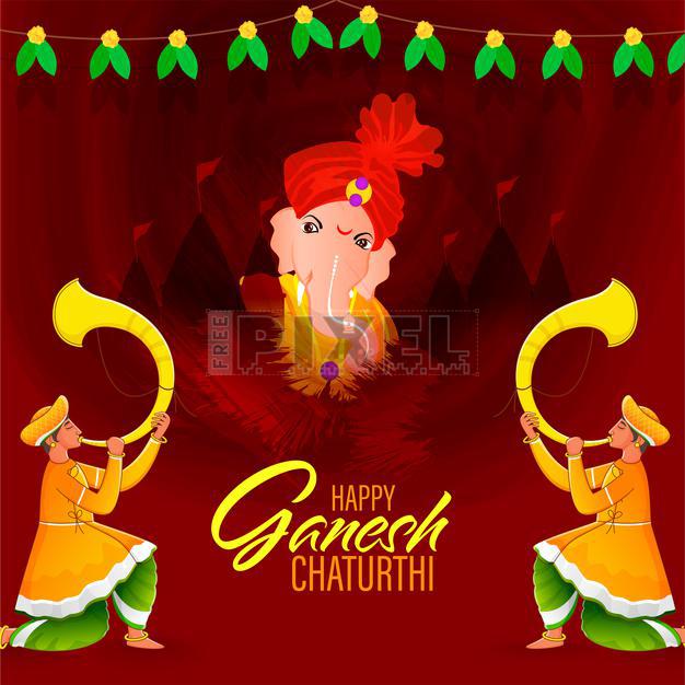 Free Vectors - Illustration Of Maharashtrian Men Blowing Tutari Horn ...