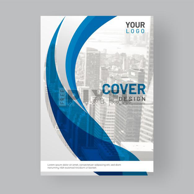 Free Vectors - Professional Business Cover Design With Urban View In ...