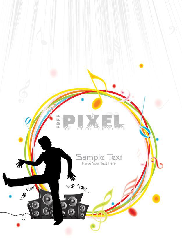 Free Vectors - Vector Musical Background | FreePixel.com