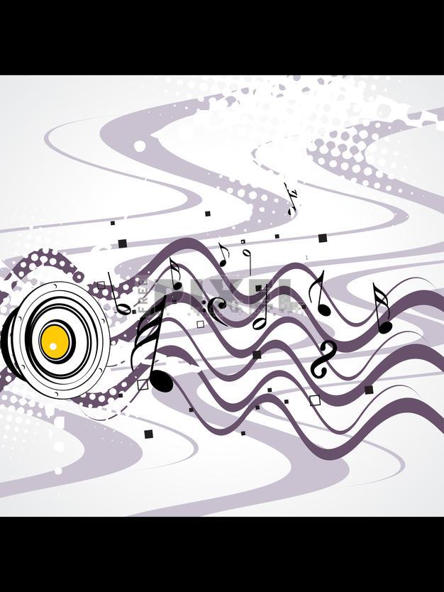Free Vectors - Abstract Musical Background | FreePixel.com