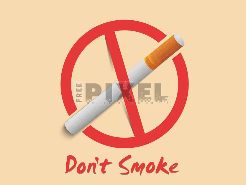Free Vectors - Anti Smoking Sign And Symbol With Text Don't Smoke, Can ...