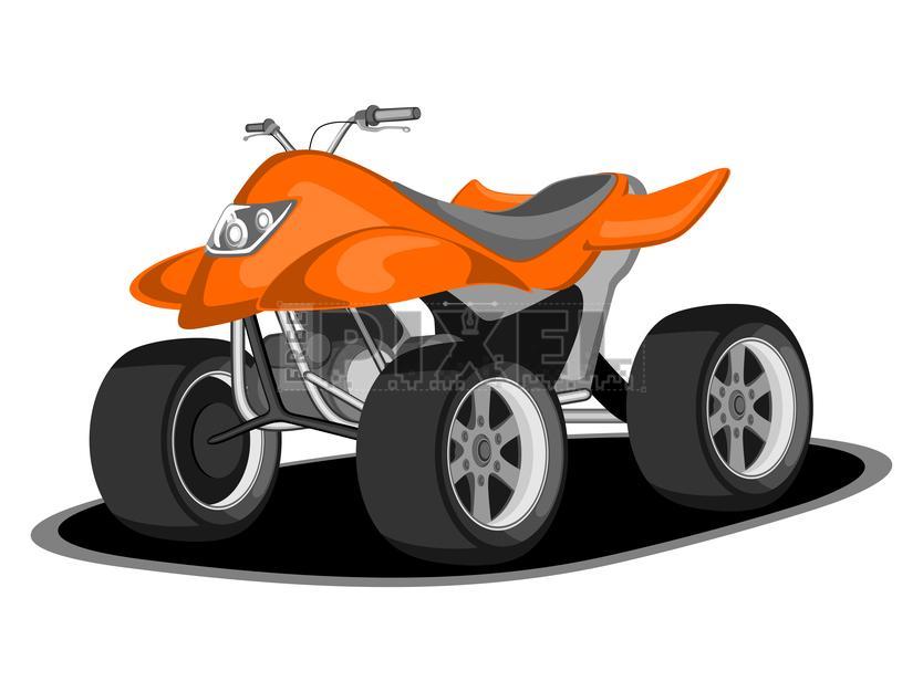 Cartoon Quad Bike
