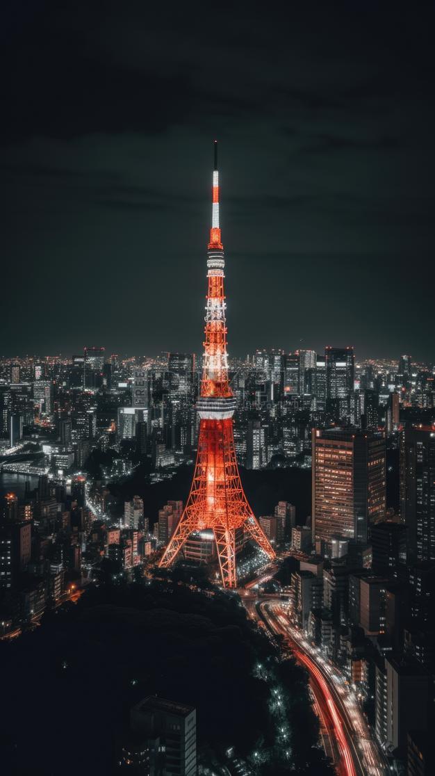 Free Photos - Illuminated Tokyo City With Skyline, Residential ...