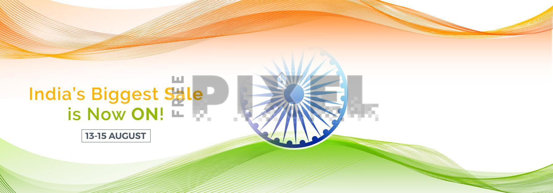 Free Vectors - India's Biggest Sale Website Header Or Banner With ...