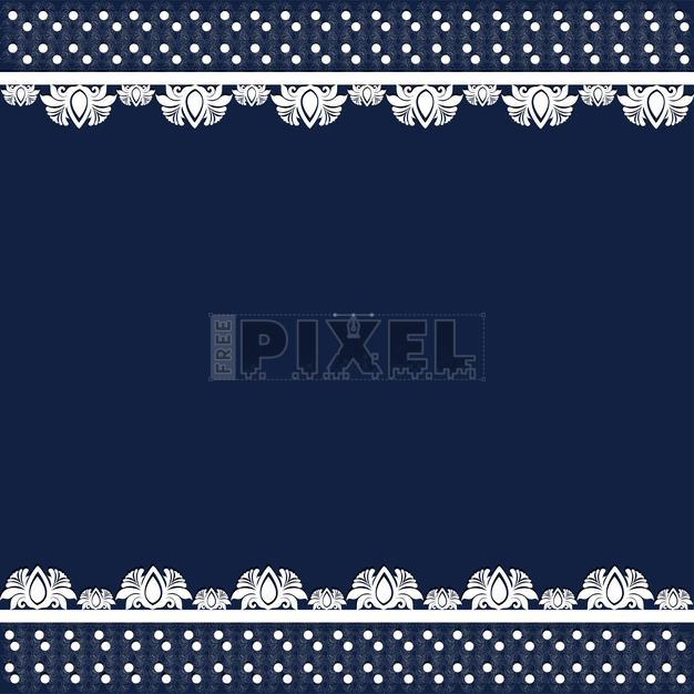 Vintage Lace Border Vector Free