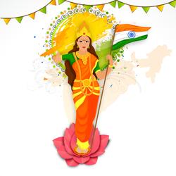 Bharat Mata - Free Photos, Vectors, Icons, Graphics, Illustrations, 3D ...